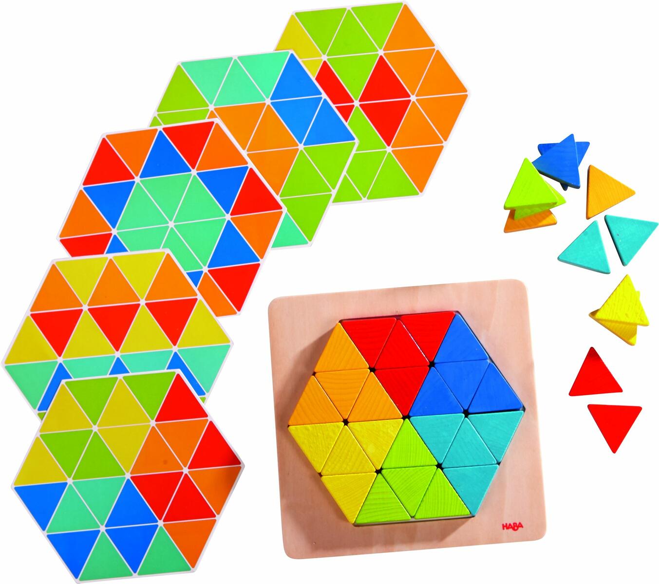 Läggspel Magiska trianglar - Lekolar