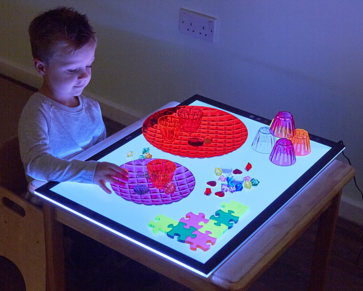 Ljusbord A2 med valbara färger - Lekolar