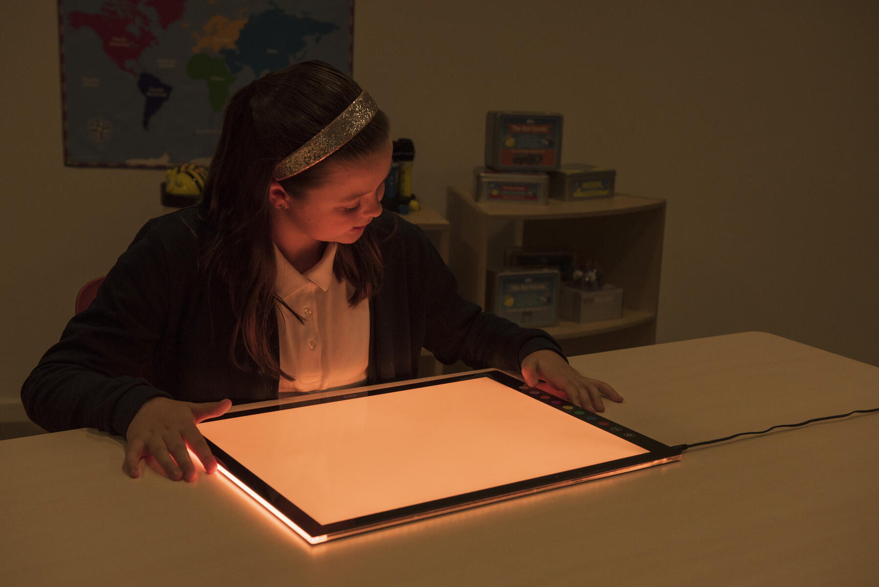 Ljusbord A2 med valbara färger - Lekolar