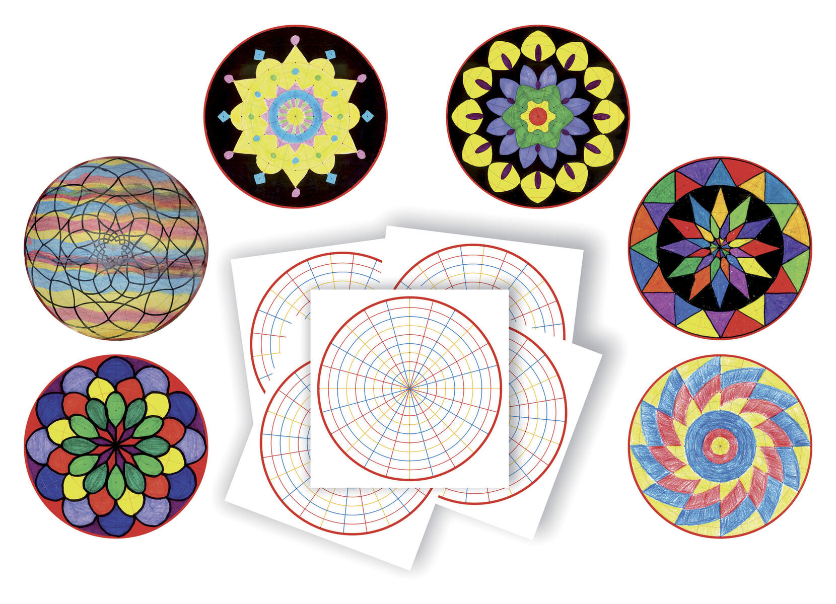 Mandalapapper, 36 ark - Lekolar