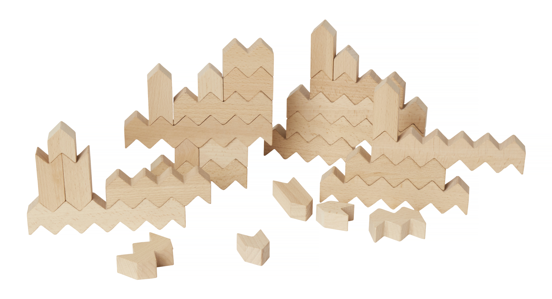 ZigZag Blocks, 30 delar - Lekolar