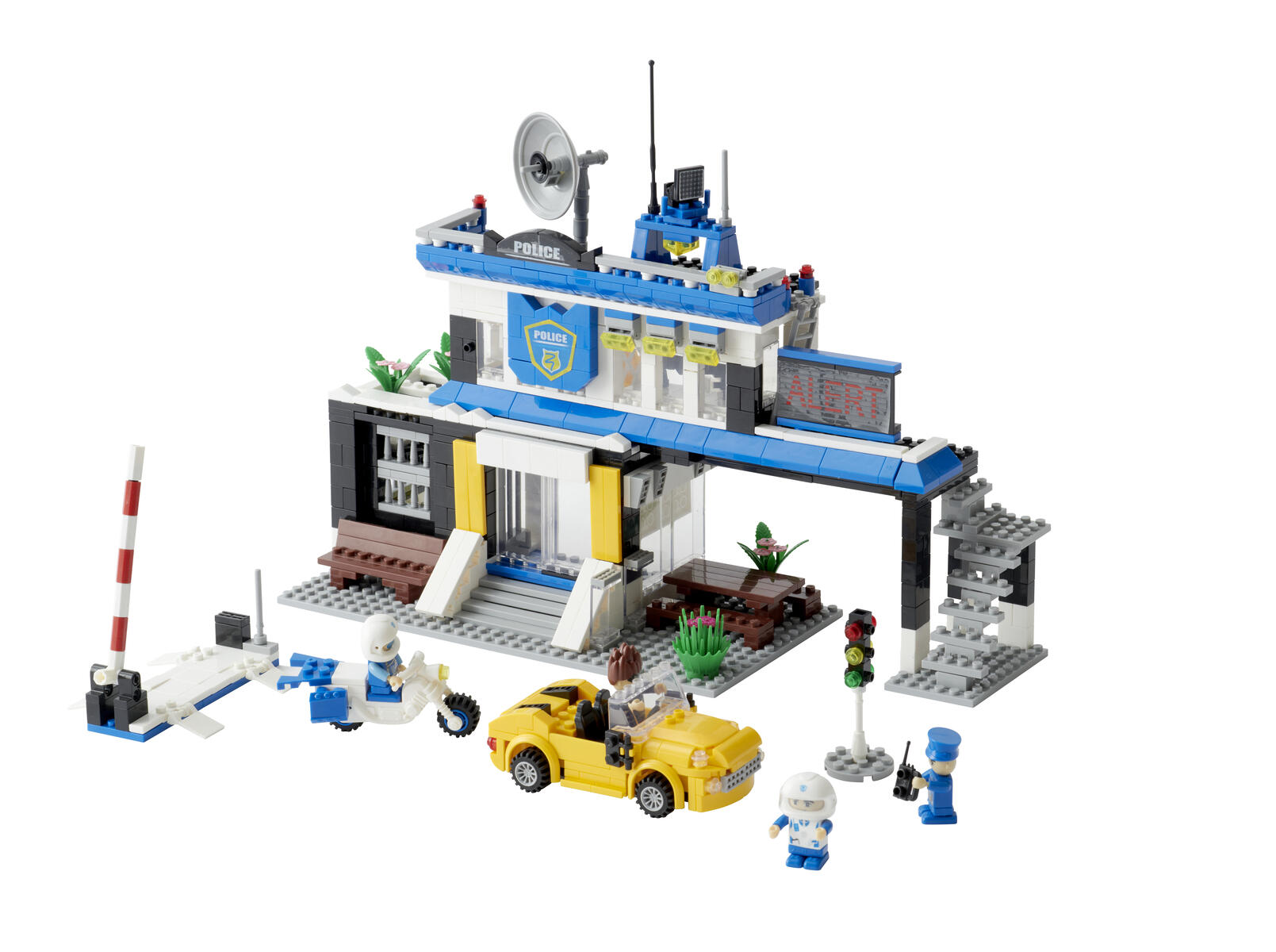 Byggklossar polisstation, 938 delar - Lekolar