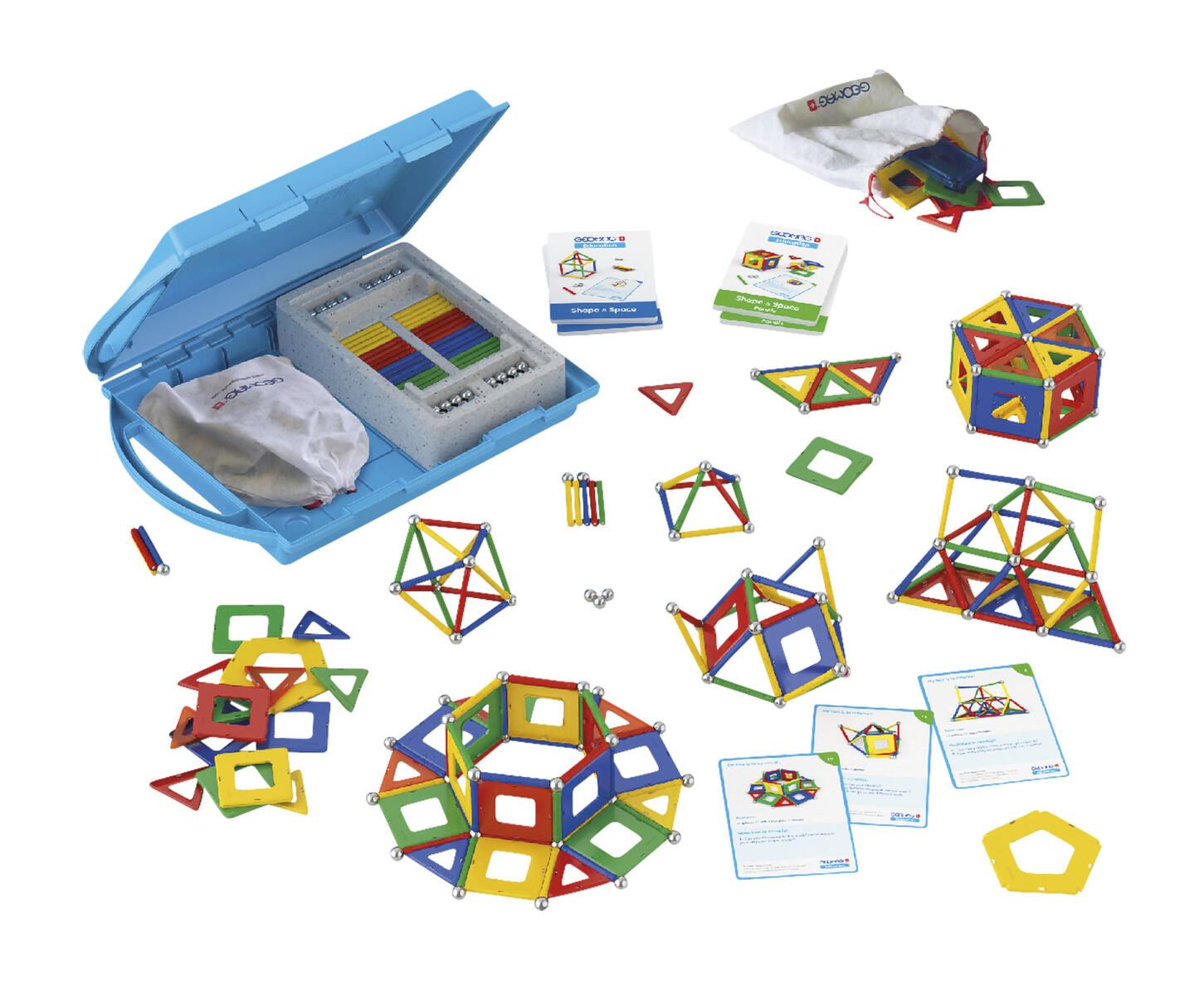 Geomag Education Form- och volymsats - Lekolar