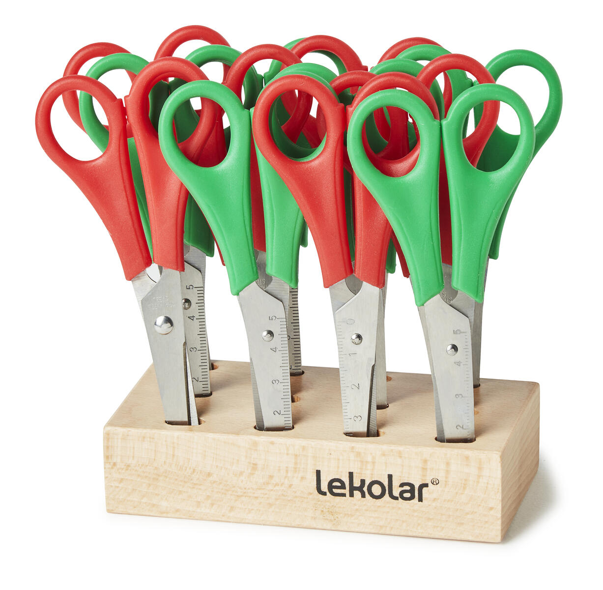 Enkelt saxställ för 12 saxar - Lekolar