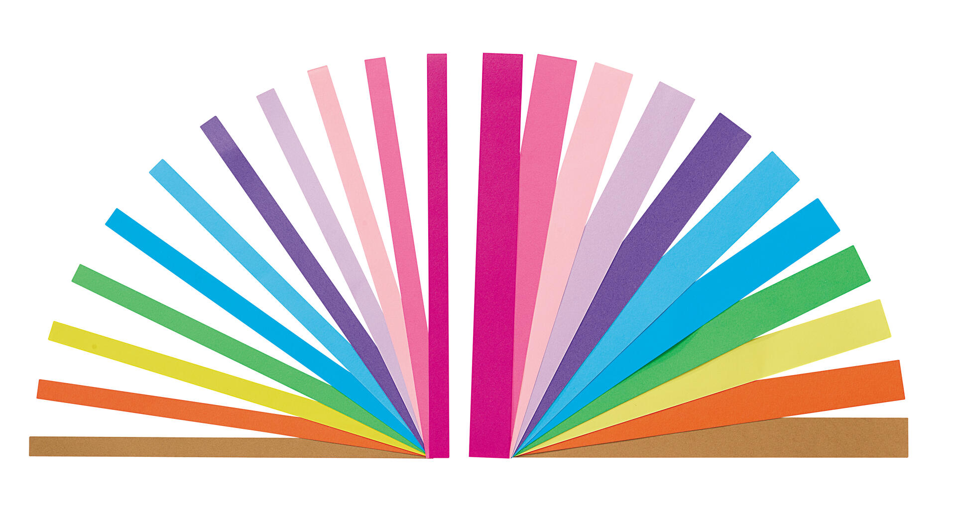 Strimlapapper vårfärger - Lekolar