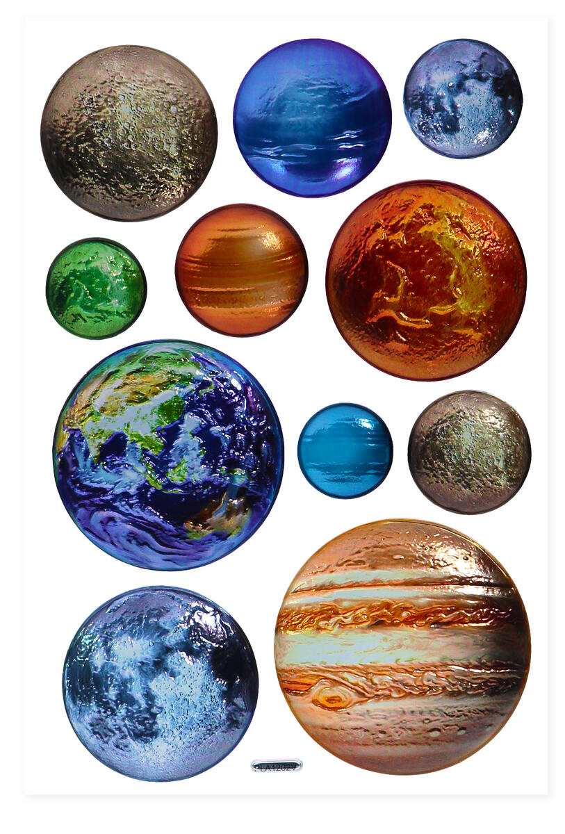 Klistermärken planeter - Lekolar