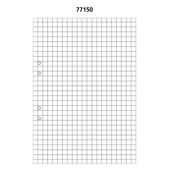 Lösblad enkel A4, rutat 10x10 mm - Lekolar